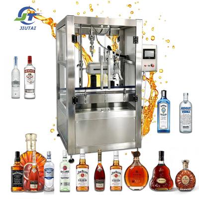 China Automatic Negative Pressure Tracking Pump Liquid Filling Machine, Vodka Whiskey Rum Red Wine Bottle Filling Equipment Machine for sale