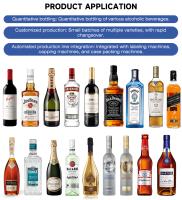China Automatic Negative Pressure Tracking Pump Liquid Filling Machine, Vodka Whiskey Rum Red Wine Bottle Filling Equipment Machine for sale