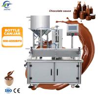 China Multi- Head Sauce Liquid Chocolate Paste Packing Constant Temperature Filling Machine for Sauce Food Processing Line for sale