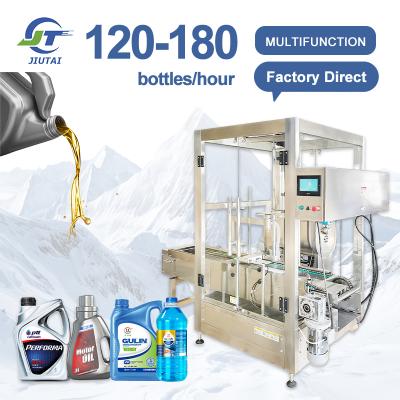 China High Precision Full Automatic Weighing Filling Machine for Antifreeze Coolant / Windshield Washer Fluid for sale