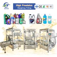 China High Precision Full Automatic Weighing Filling Machine for Antifreeze Coolant / Windshield Washer Fluid for sale