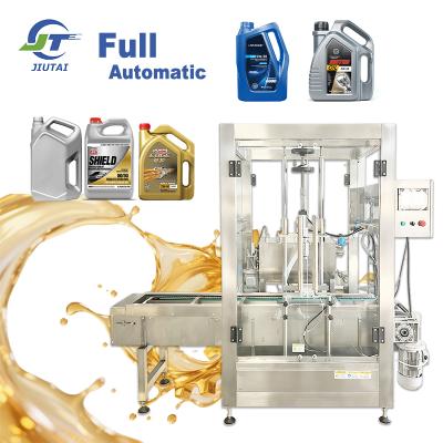 China High Accuracy Automatic Rotor Pump Weighing Filling Machine for Lubricating Oil / Engine Oil / Gear Oil / Hydraulic Oil for sale