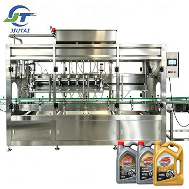 China Fully Automatic Gear Pump Tracking Filling Machine for Gear Oil Engine Oil Hydraulic Oil Lubricant for sale