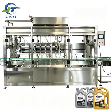 China Fully Automatic Gear Pump Tracking Filling Machine Liquid Filling Equipment for Engine Oil Gear Oil Hydraulic Oil for sale
