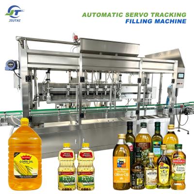 China Factory Direct Automatic Tracking Rotor Pump Palm Sunflower Edible Olive Oil Filling Machine for Food Industry for sale