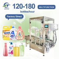 China Full Automatic Rotor Pump Bottle Jar Shampoo Shower Gel Liquid Quantitative Filling Machine for Factory Detergent Production for sale
