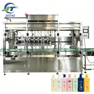 China Fully Automatic Gear Pump Tracking Filling Machine for Shampoo Hair Conditioner Body Wash Liquid for sale
