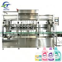 China Laundry Detergent Liquid Soap Hand Wash Fabric Softener  Automatic Gear Pump Tracking Filling Machine for sale