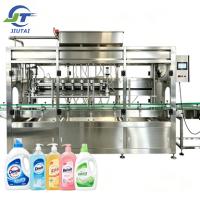 China Laundry Detergent Liquid Dish Soap Fabric Softener Floor Wash Automatic Gear Pump Tracking Filling Machine for sale