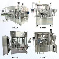 China Automatic Liquid Packaging Production Laundry Detergent Spout Pouch Filling Capping Machine for Daily Chemical Factory for sale