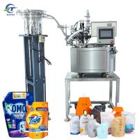 China 1L 2L Doypack Bag Packaging Machine Automatic Spout Pouch Filling Capping Machine for Liquid Laundry Detergent Shampoo Soap for sale