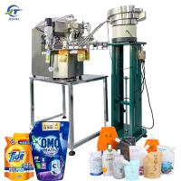 China High Accuracy 100-1000ml Automatic Single Head Tabletop Stand-up Pouch Filling and Capping Machine for sale
