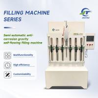 China Laundry Detergent Household Cleaning Liquid Filling Machine Sem Auto Anti Corrosion Gravity Type for sale