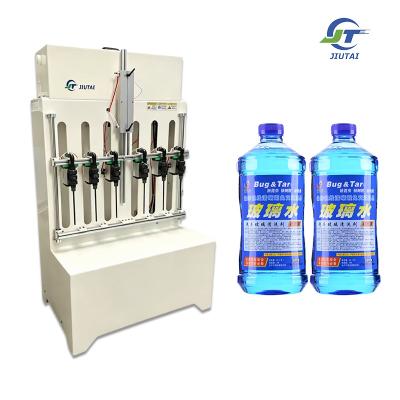 China Automobile Glass Water Antifreeze Gel Digital Control High Precision Semi Automatic Anti-Corrosion Gravity Flow Filling Machine for sale