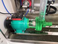 China Semi Automatic Four Head Small Liquid Bottle Machine for Beverage Pure Water Chemical Use Motor PLC Detergent Diaphragm Conveyor for sale