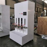 China Semi Automatic Four Head Small Liquid Bottle Machine for Beverage Pure Water Chemical Use Motor PLC Detergent Diaphragm Conveyor for sale