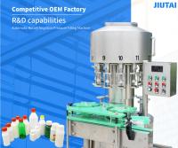 China 12 Nozzle Servo 4000 BPH Glass Plastic Bottle Liquid Agriculture Pesticide Industrial Pesticide Filling Machine Line for sale