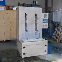 China Semi Automatic Corrosive Liquid Acidic Bleach Liquid Detergent Filling Machines for Plastic and Chemical Bottle for sale