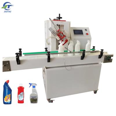 China Automatic Anti-Corrosion Filling Machine 20L 5L 500ml Chemical Detergent Sodium Bicarbonate for sale