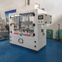 China Automatic 6 Head Liquid Filling Machine with Anti Corrosion Design for Detergent Liquid and Plastic Bottle Filling for sale