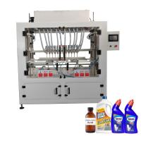 China Automatic 6 Head Acid and Chemical Liquid Filling Machine for 500ml Plastic Bottle Detergent for sale