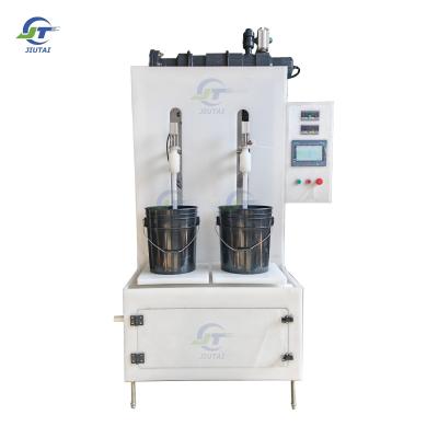 China Chemical Filling Machine for Plastic Bottle Handling Liquid Detergent Bleach Acidic and Corrosive Substances Semi Automatic for sale