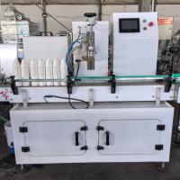 China Small Automatic Liquid Detergent Filling Machine for Acidic and Corrosive Chemicals for sale