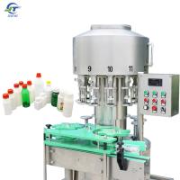 China Industrial Pesticide Filling Machine Line 12 Nozzle Servo 4000 BPH Glass Plastic Bottle Liquid Agriculture Pesticide for sale