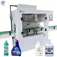 China High Precision 1000BPH Automatic PP Materials Corrosive Liquid Pesticide Toilet Cleaner Acid Chemical Filling Machine for sale