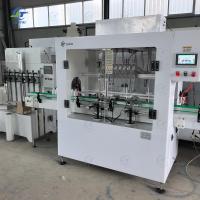 China Automatic Conveyor Detergent Chemical Acid Toilet Cleaner PET Plastic Bottle 8 Nozzles Corrosive Liquid Filling Machine for sale
