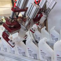 China Automatic Digital Control 3000BPH Acid Toilet Cleaner Pesticide Corrosive Liquid Filling Machine Chemicals Filling Machine for sale