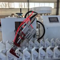 China Full Auto Viscous Material Pumb Detergent Automatic Detergent Corrosive Liquid Filling Machine with Conveyor for sale