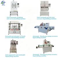 China Full Auto Viscous Material Pumb Detergent Automatic Detergent Corrosive Liquid Filling Machine with Conveyor for sale