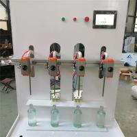 China Semi Automatic Four Head Beverage Pure Water Chemical Detergent Bleach Liquid Machine for Plastic Bottles Anti Corrosion Digital for sale