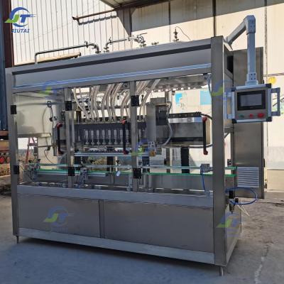 China Tracking Liquid Automatic Alcohol Spirit  Filling Machine with Conveyor Belt and Hopper for sale