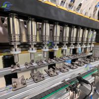 China Tracking Liquid Automatic Alcohol Spirit  Filling Machine with Conveyor Belt and Hopper for sale