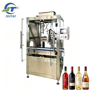 China Machine for Brandy Whisky Vodka Red White Wine Beer Bottling Equipment Automatic Tracking Negative Pressure Liquor Filling for sale