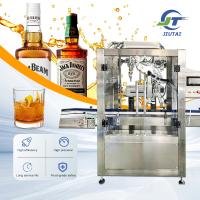 China Linear Automatic Anti Foaming Bottling for Red White Wine Brandy Whisky Vodka Tracking Negative Pressure Filling Machine for sale