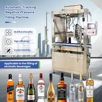 China Anti Foaming Linear Automatic Bottling for Whisky Brandy Liquor Tracking Negative Pressure Filling Machine for sale