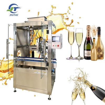 China Automatic Single Head Tracking Negative Pressure Filling Machine for Champagne Series Liquor Material Filling for sale