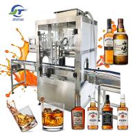 China Whiskey Vodka Brandy Rum Spirit Liquor Level Filling Automatic Single Head Tracking Vacuum Filling Machine for sale