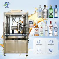 China Distilled Spirit Moonshine Vodka Liquor Level Filling Automatic Single Head Tracking Vacuum Filling Machine for sale