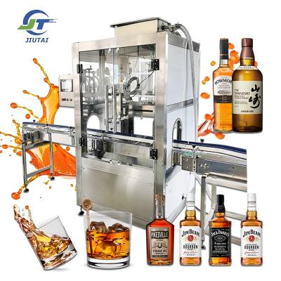 China Gin Tequila Liqueur Spirit Bottle Liquor Level Filling Automatic Single Head Tracking Vacuum Vodka Wine Bottle Filling Machine for sale