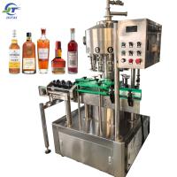 China 2000 BPH Digital Automatic Electric Rotary Liquid Filling Machine 220V Glass Bottle Beverage Filler with Vacuum for sale