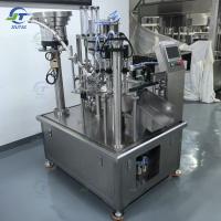 China Automatic Bags 4 Nozzle Ketchup Spout Stand up Pouch Filling Capping Machine for sale