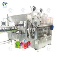China Automatic Stand up Spout Pouch High Accuracy Liquid Filling Sealing Capping Line Machine for Mayonnaise 100-1000ml for sale
