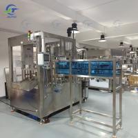 China Automatic Stand up Spout Pouch High Accuracy Liquid Filling Sealing Capping Line Machine for Mayonnaise 100-1000ml for sale