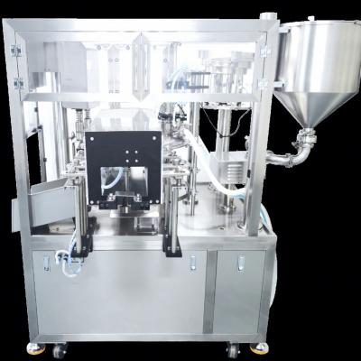 China Automatic 4 Nozzle Stand up Spout Pouch Filling Sealing Machine for Ketchup 500ml for sale