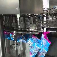 China Automatic 4 Nozzle Stand up Spout Pouch Filling Sealing Machine for Ketchup 500ml for sale