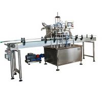 China Servo Automatic 500ml 750ml Olive Oil Bottle Filling Capping Machine With Conveyor for sale